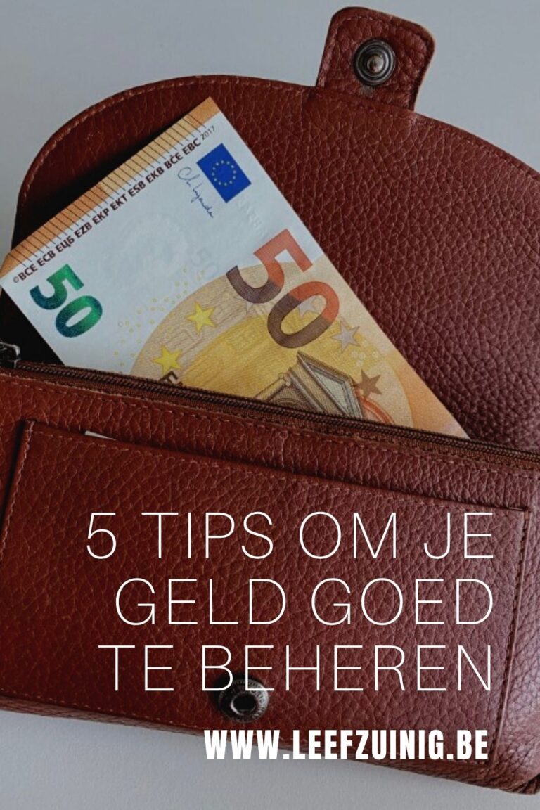 5 tips om je geld te beheren - Leef Zuinig